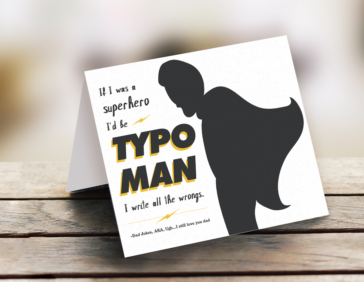 Dad Jokes: Typo Man